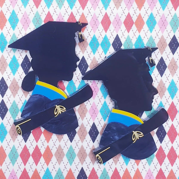 Gentleman Graduation Brooch - Clovis By Meiken